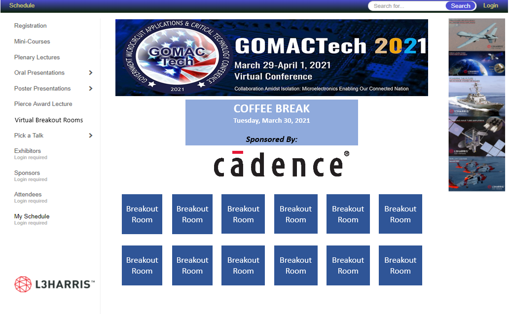Industrial Exhibits- Annual GOMACTech Conference